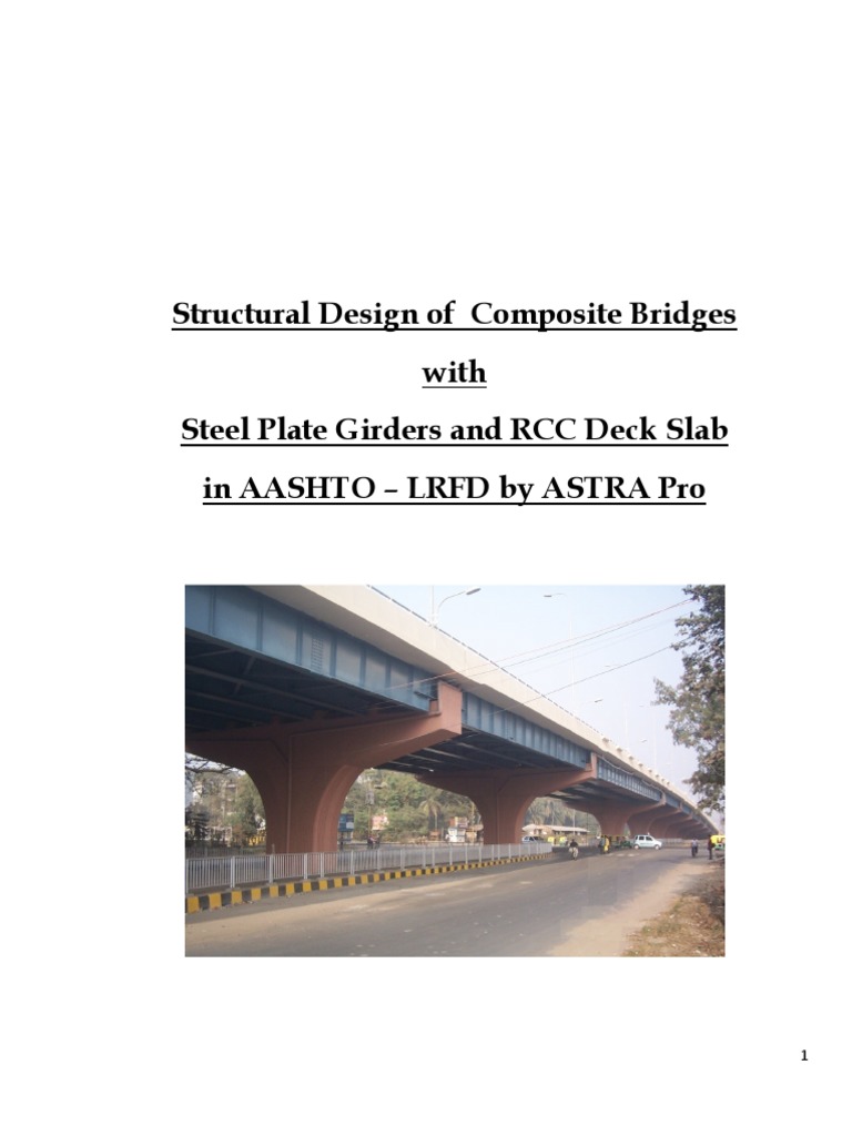 Composite Bridge Design with AASHTO-LRFD | PDF | Strength Of Materials ...
