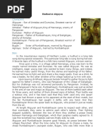 Full Epic Story of Aliguyon or The Hudhud | PDF