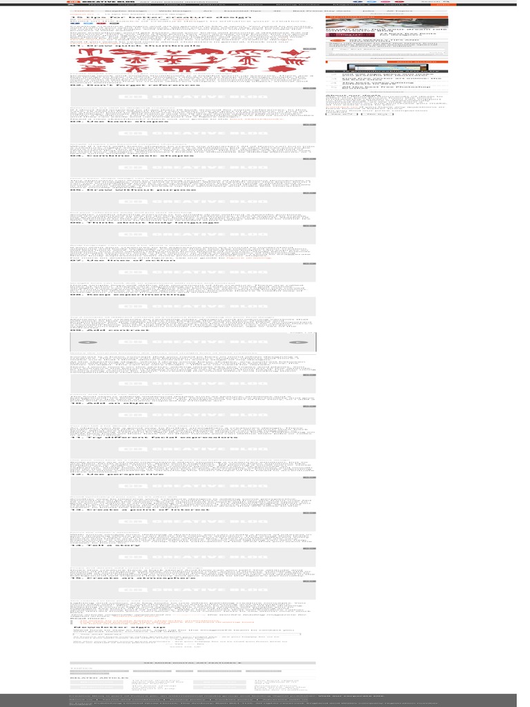 15 Tips For Better Creature Design | PDF | Graphic Design | Shape