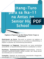 DEBATE Pamantayan at Rubriks | PDF
