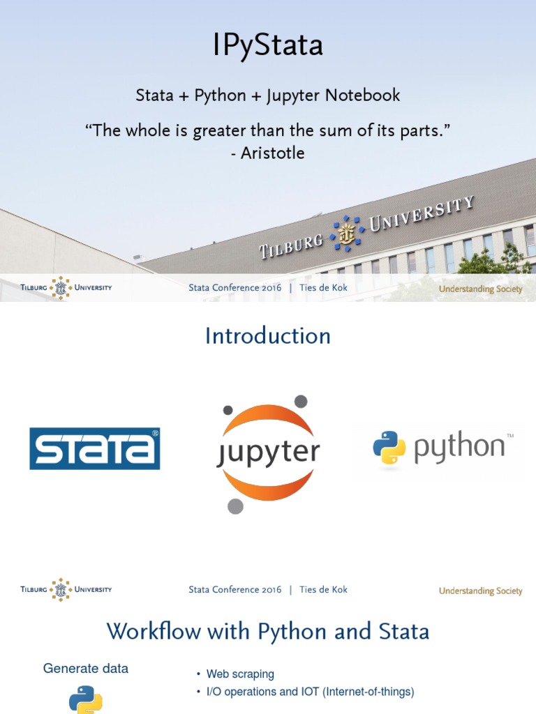Ipystata: Stata + Python + Jupyter Notebook "The Whole Is Greater Than ...
