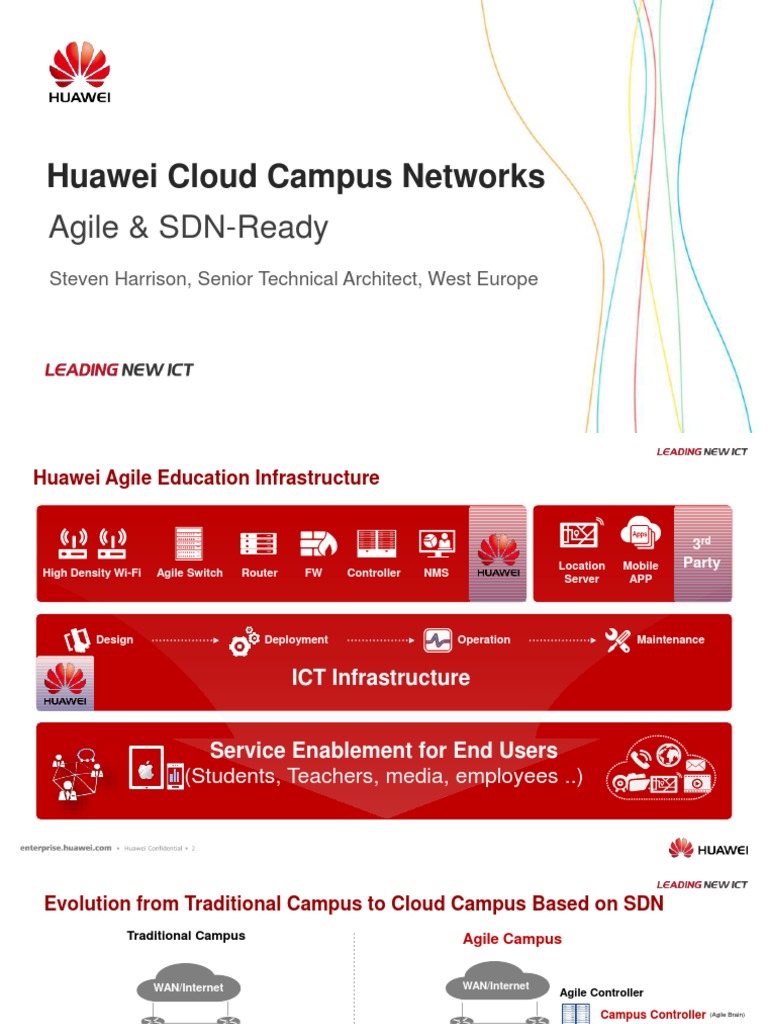 Huawei Cloud Campus Networks: Agile & SDN-Ready | PDF | Cloud Computing ...