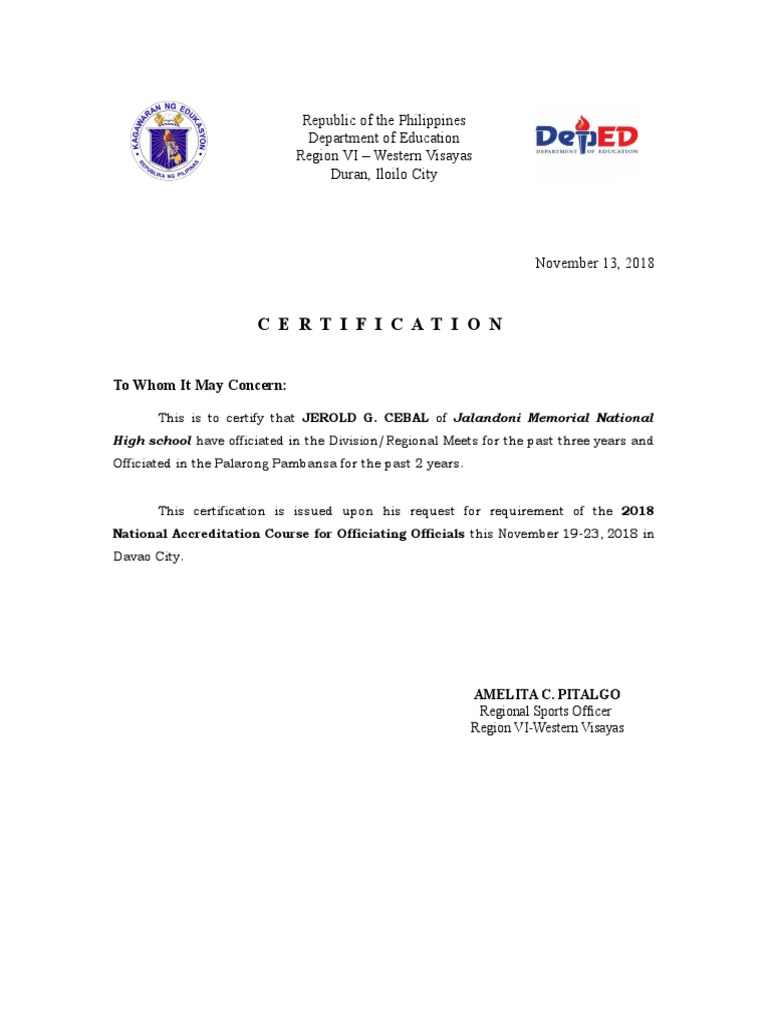 Certification WVRAA | PDF | Social Science