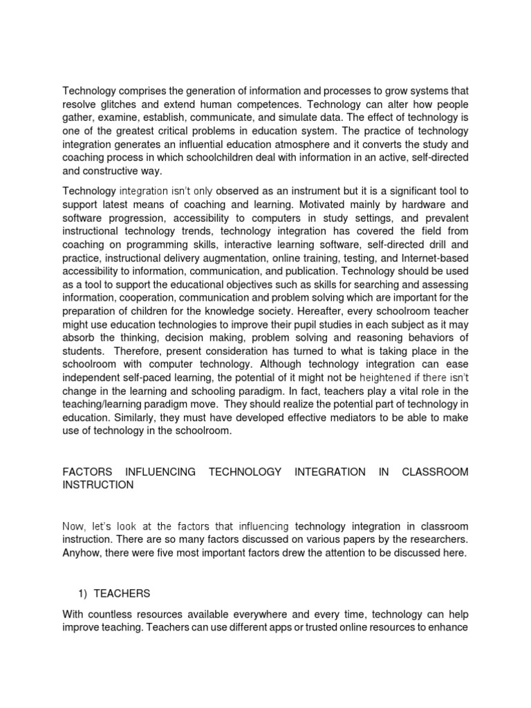 The Rapid Global Technological Advancement and Development of ICT | PDF ...