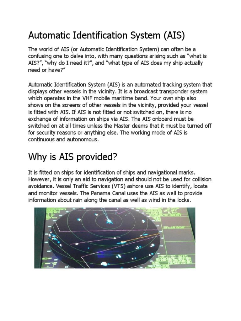 Ais PDF | Download Free PDF | Telecommunications | Telecommunications ...