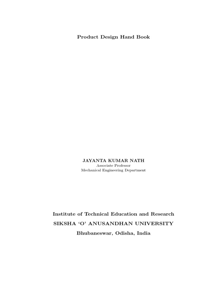 Design Handbook | PDF | Engineering Design Process | Rubric (Academic)