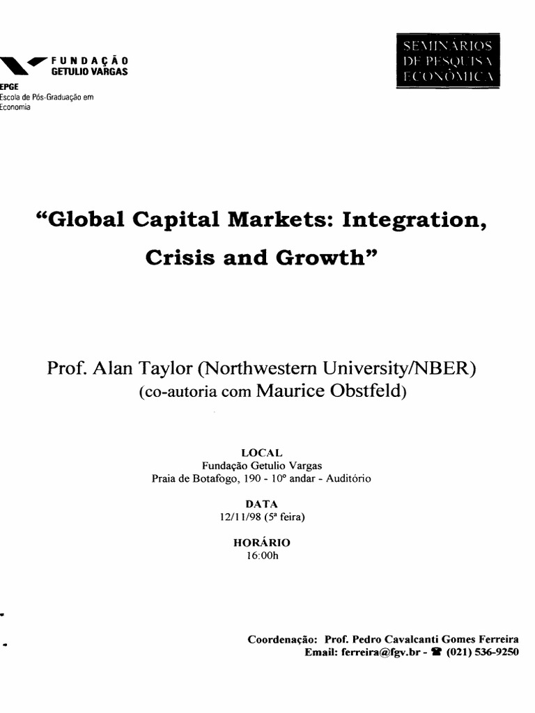 Global Capital Markets Overview | PDF | Fixed Exchange Rate System ...