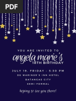 18TH Birthday Program | PDF | Birthdays | Emotions