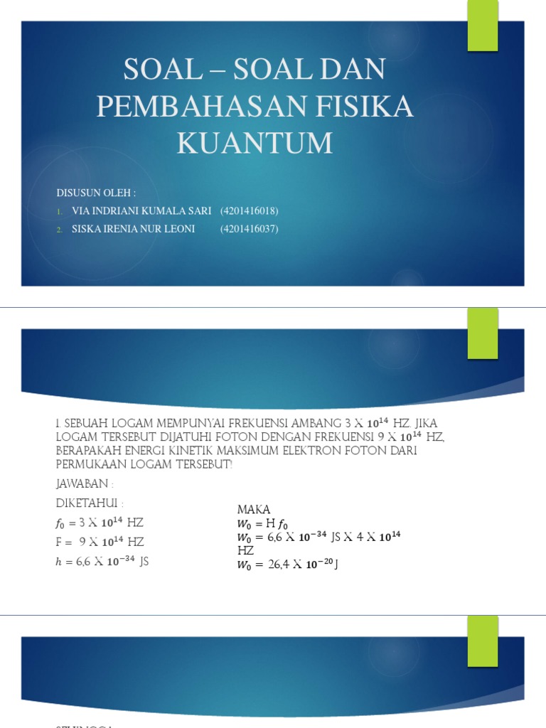 Fisika Kuantum | PDF