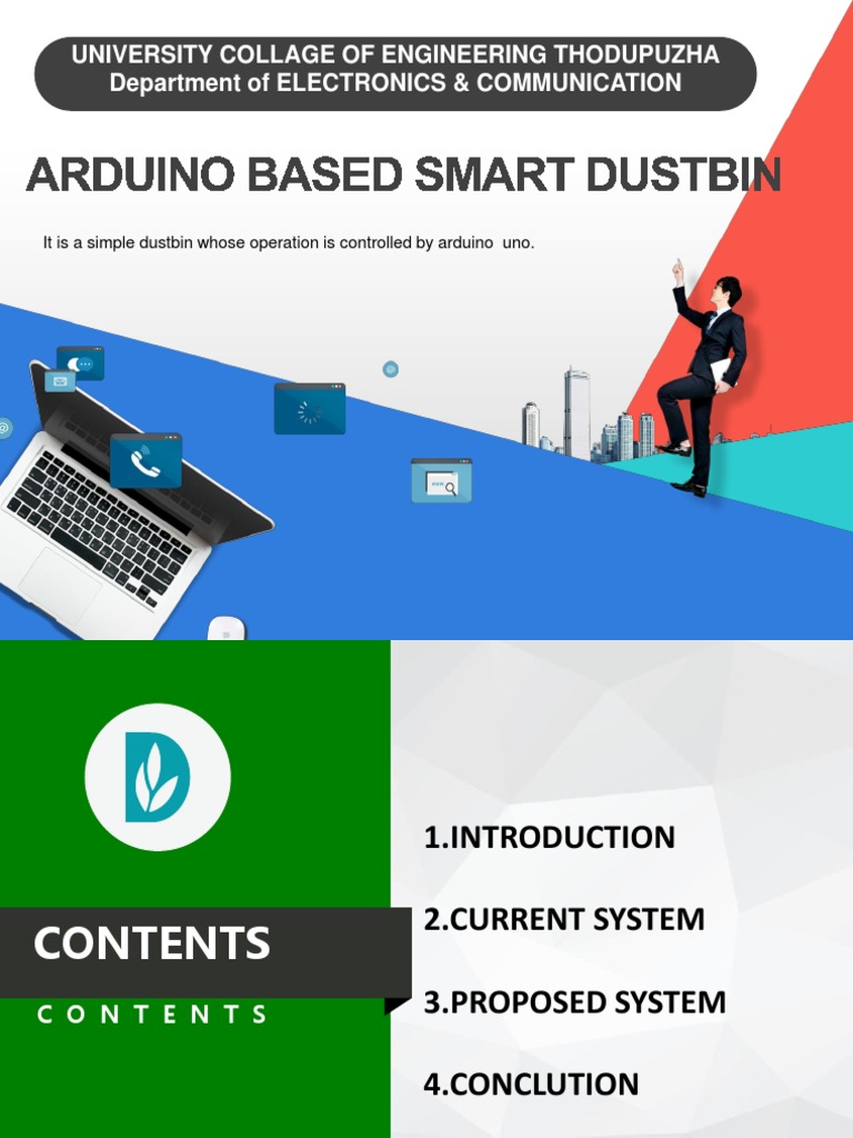 Smart Dustbin Presentation | Arduino | Electrical Engineering