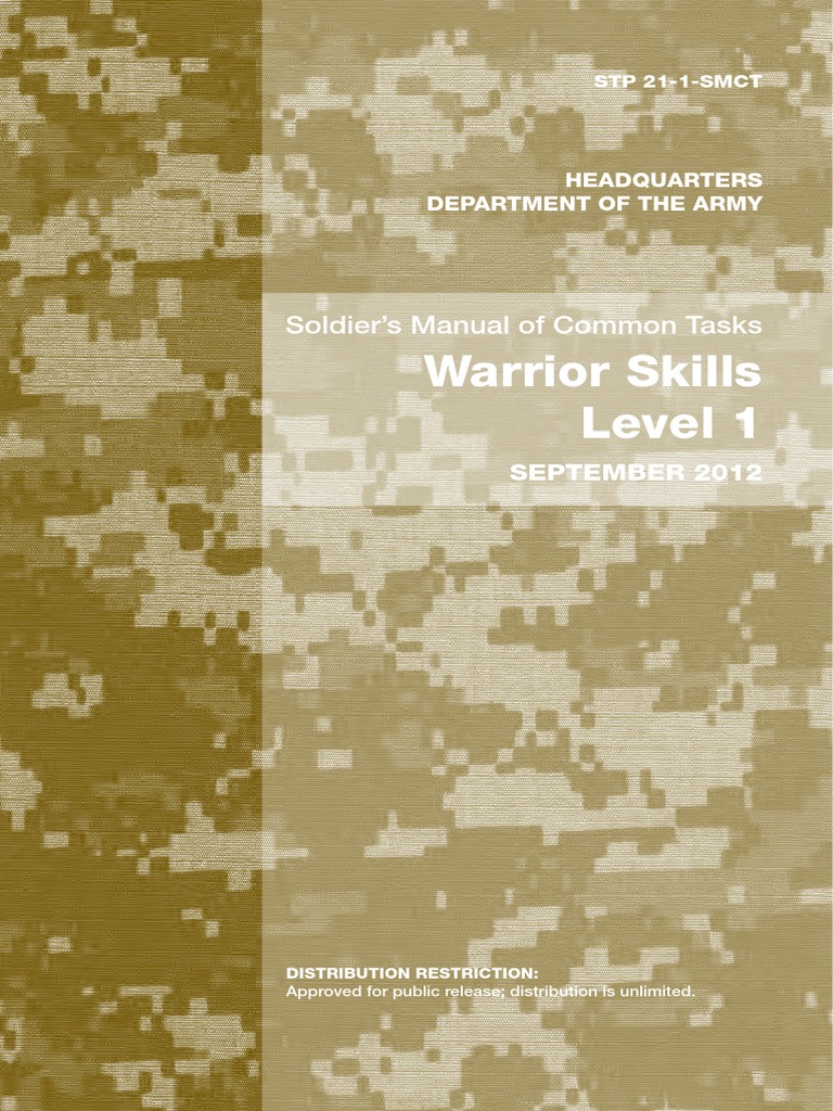Soldier's Manual of Common Tasks: Warrior Skills Level 1 | PDF | United ...
