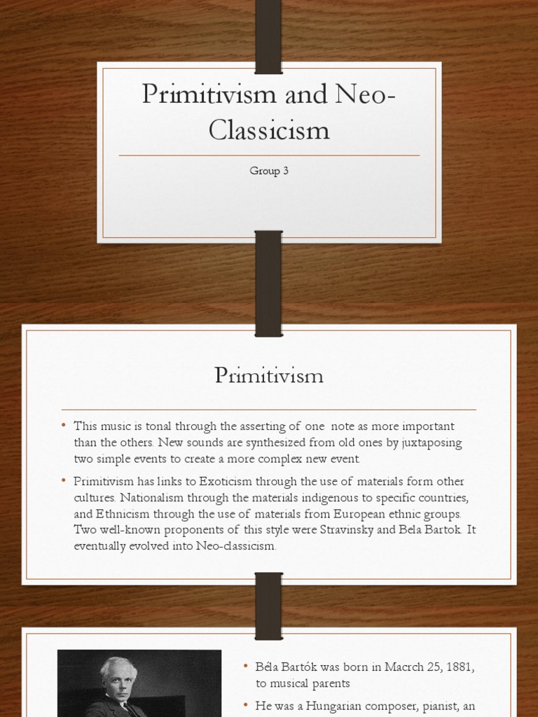 Primitivism and Neo Classicism | PDF | Classical Music | Musical ...