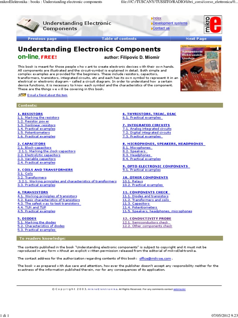 Understanding Electronics Components | PDF | Capacitor | Resistor