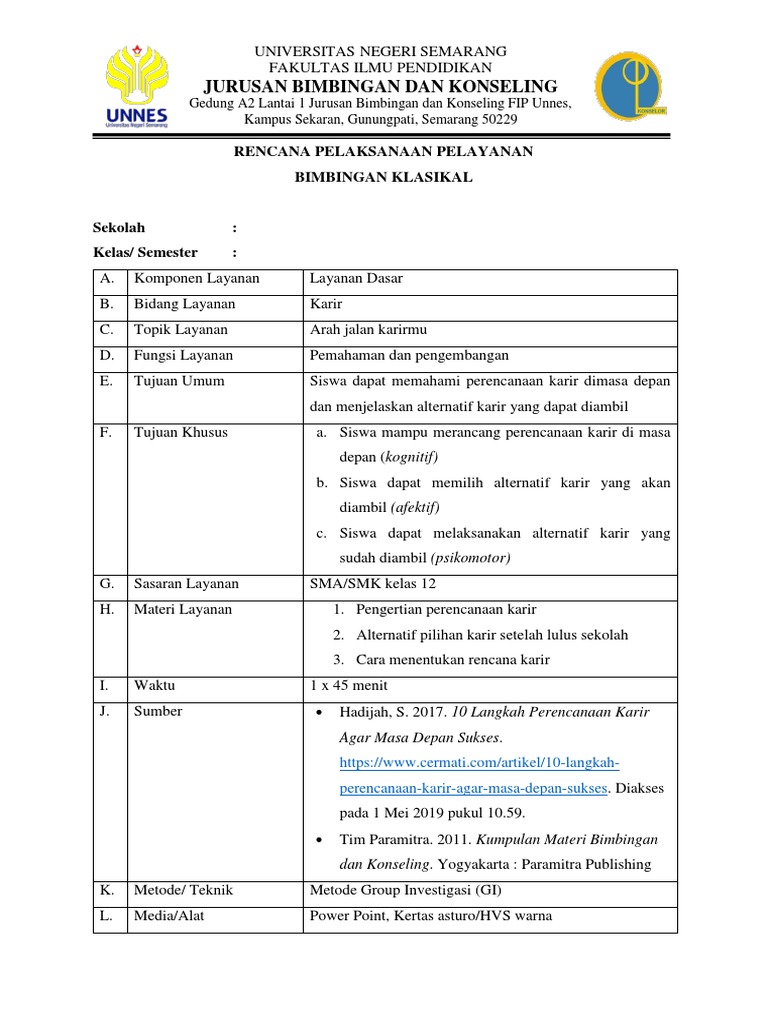 RPL BK Klasikal Bidang Karir | PDF | Karier & Perkembangan