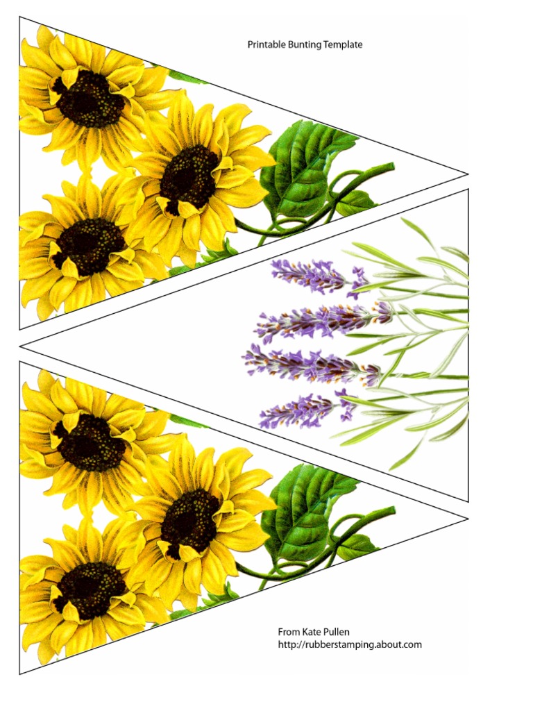 Sunflower Bunting Page 2 | PDF