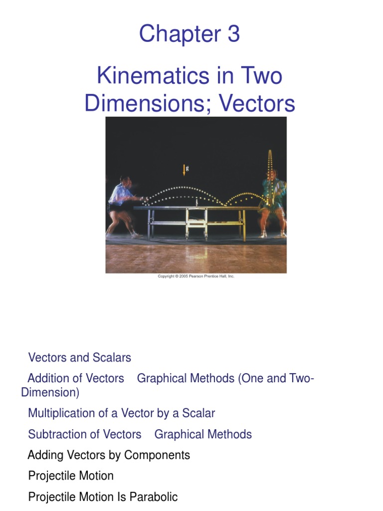 Kinematics in Two Dimensions Vectors | PDF | Euclidean Vector | Velocity