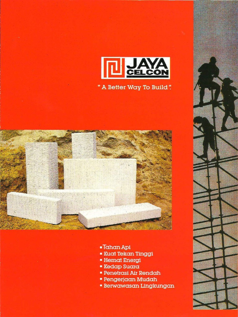 Brosur Bata Ringan Celcon | PDF