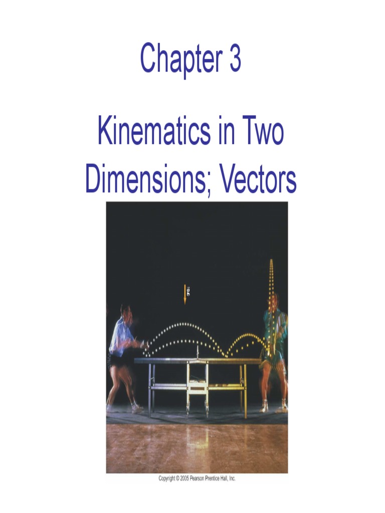 Kinematics in Two Dimensions Vectors | PDF | Velocity | Euclidean Vector