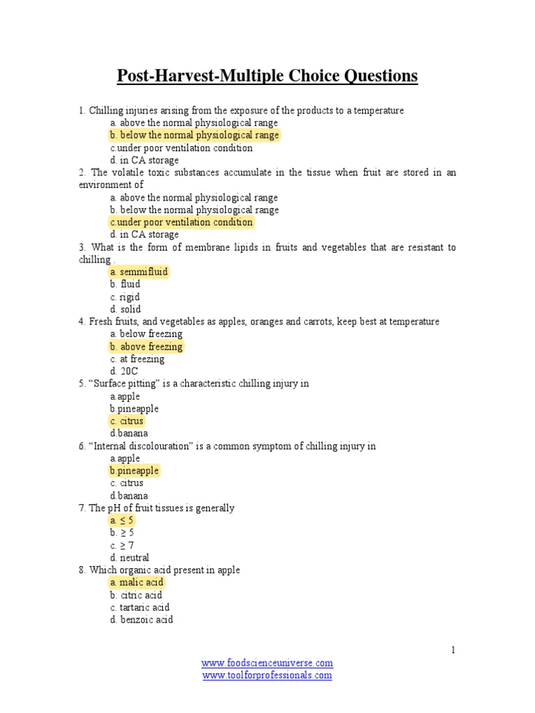 Understanding Post-Harvest Physiology: A Comprehensive Review of Key ...