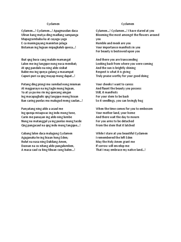 Translation Poems | PDF | Nature