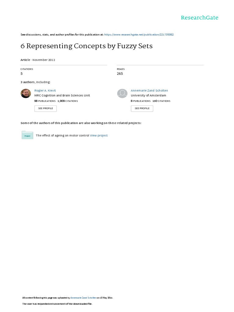BELOHLAVEK, KLIR, Concepts and Fuzzy Logic | PDF | Concept | Fuzzy Logic BELOHLAVEK, KLIR, Concepts and Fuzzy Logic | PDF | Concept | Fuzzy Logic