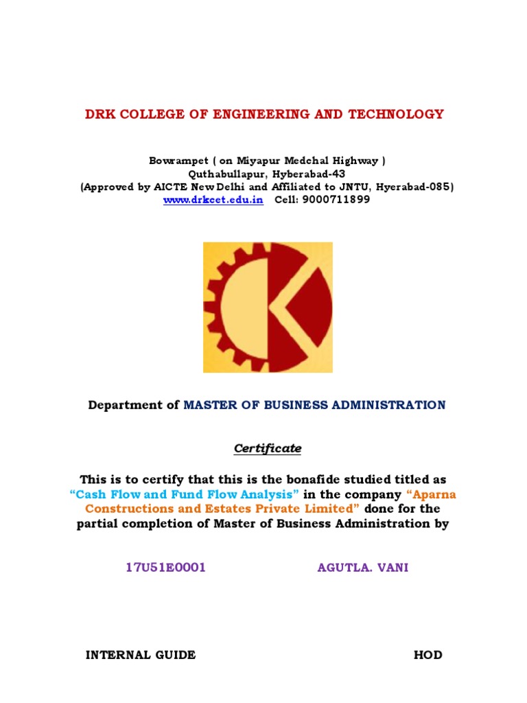 DRK College of Engineering and Technology | PDF