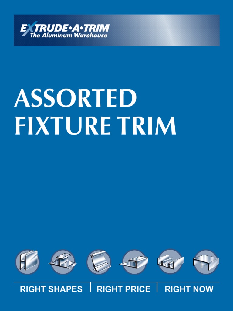 Assorted Fixure Trim Aluminium | PDF | Drawing | Art Media
