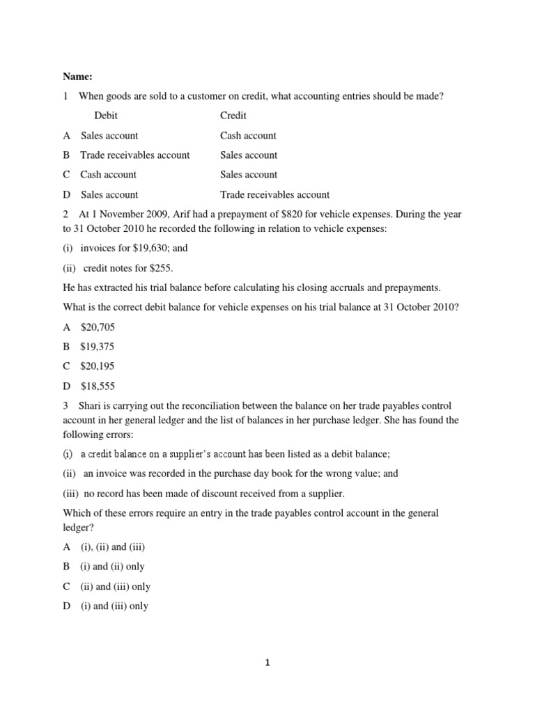 Fa2 Mock Test 2 | PDF | Accounts Payable | Debits And Credits