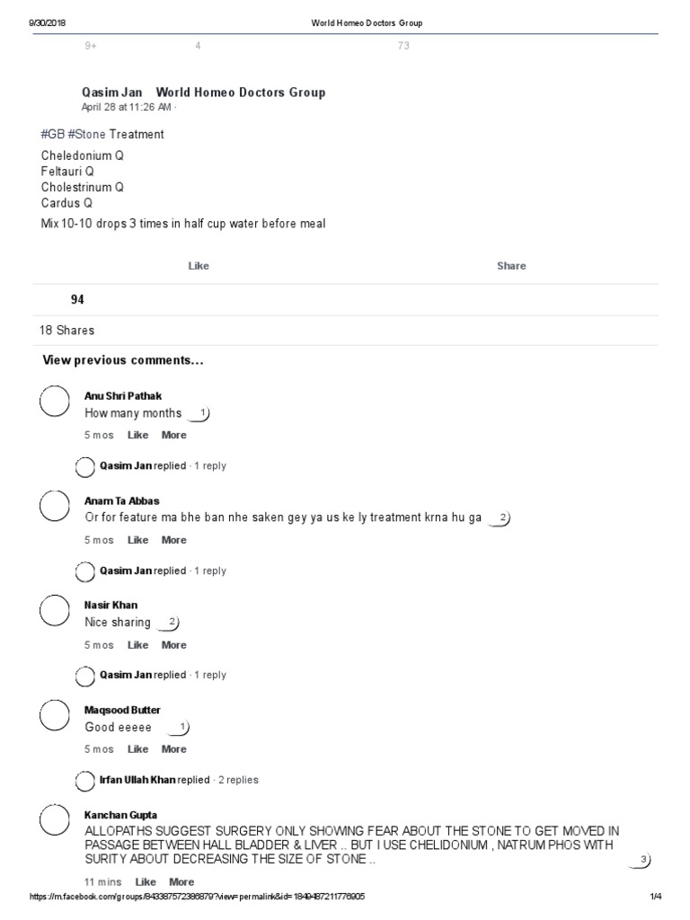 World Homeo Doctors Group | PDF