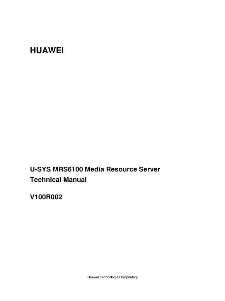 Manual MRS 6100 | PDF | Session Initiation Protocol | Router (Computing)