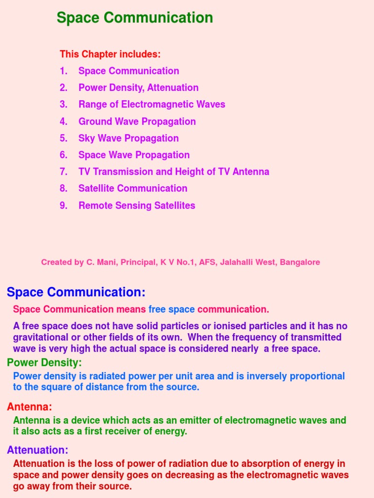 An Overview of Space Communication Methods: Ground Wave, Sky Wave, and ...