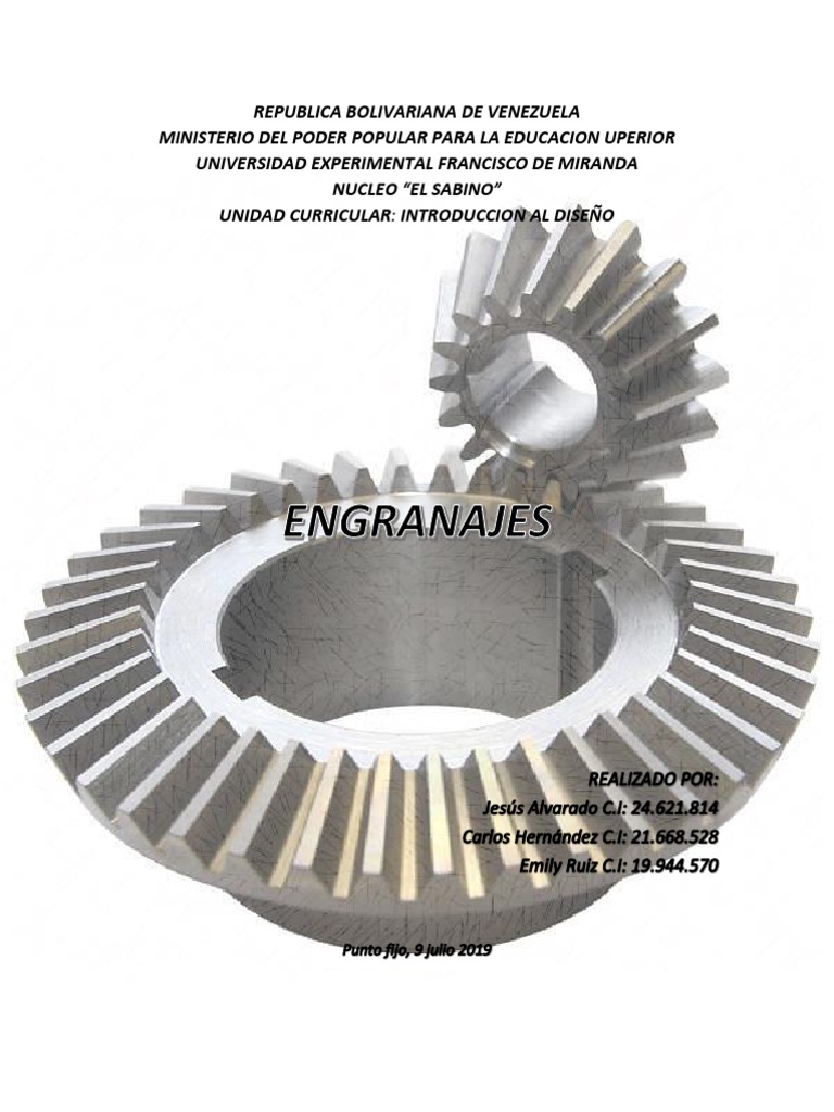 Engranajes 2 | PDF | Engranaje | Transmisión (Mecánica)