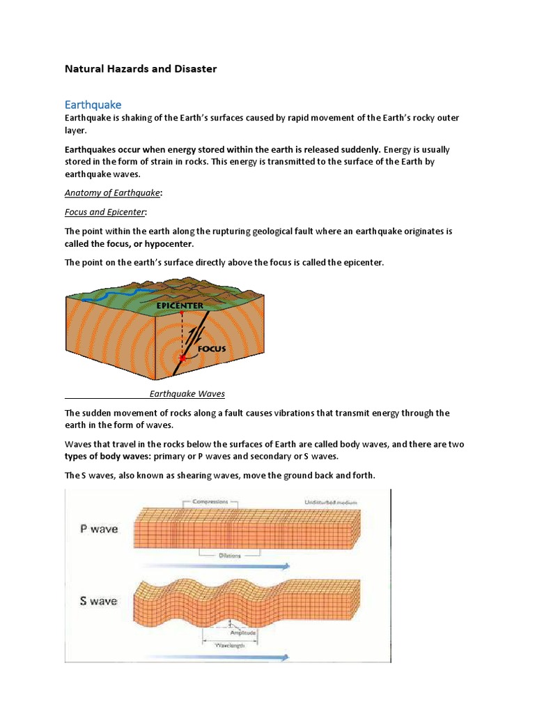 Natural Hazards and Disasters | PDF | Tropical Cyclones | Earthquakes