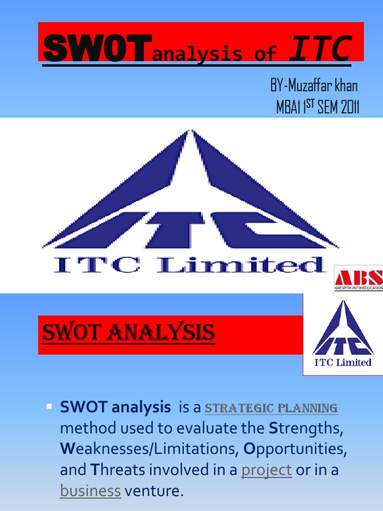 A SWOT Analysis of ITC Ltd: Evaluating the Strengths, Weaknesses ...
