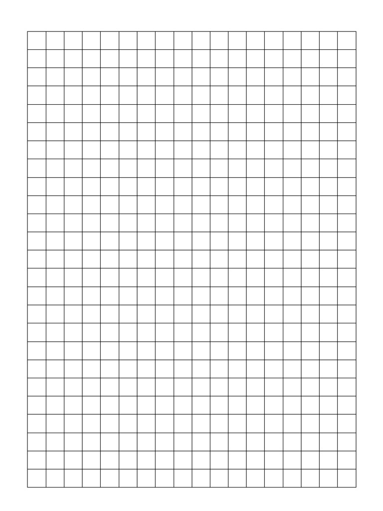 Cuadricula 1x1 | PDF