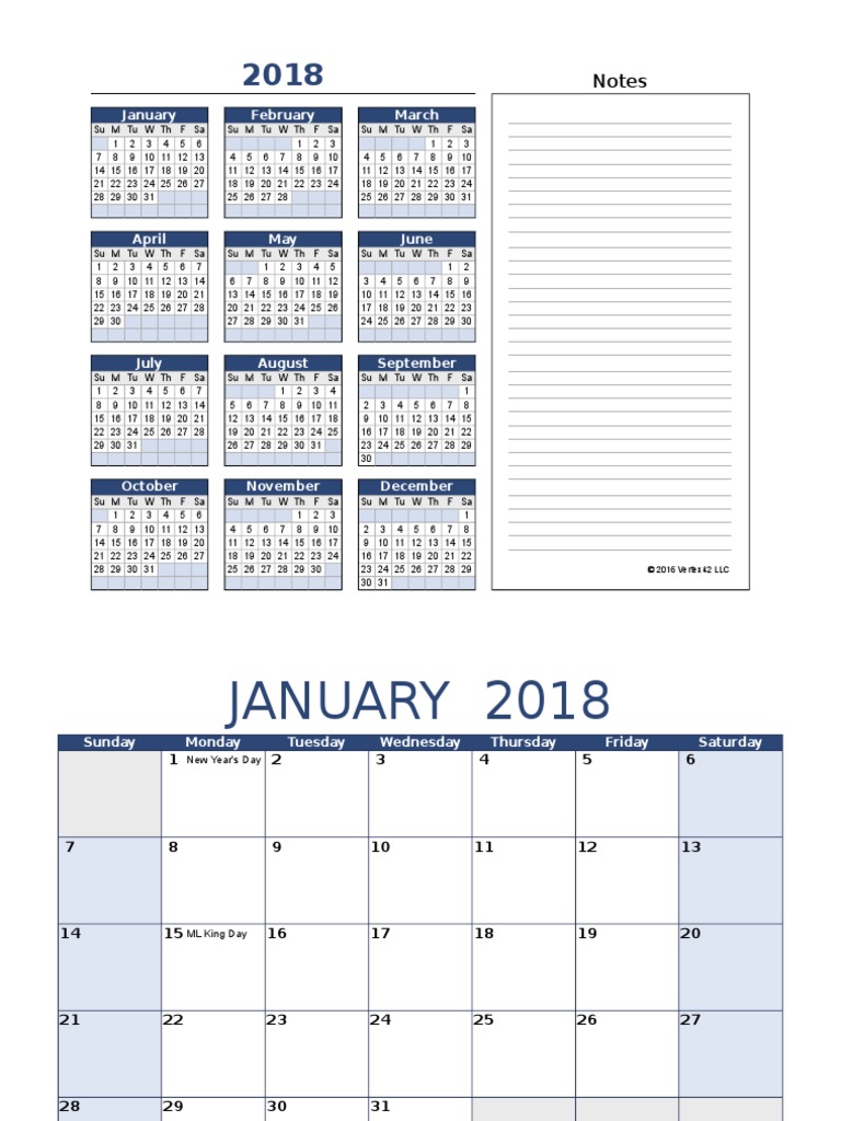 2018 Calendar | PDF | Easter | Observances