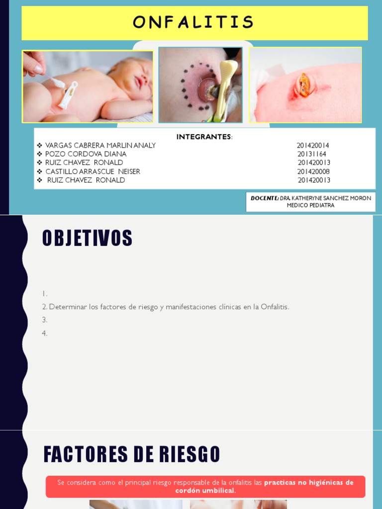 Factores y Clínica ONFALITIS | PDF | Inmunología | Especialidades Medicas