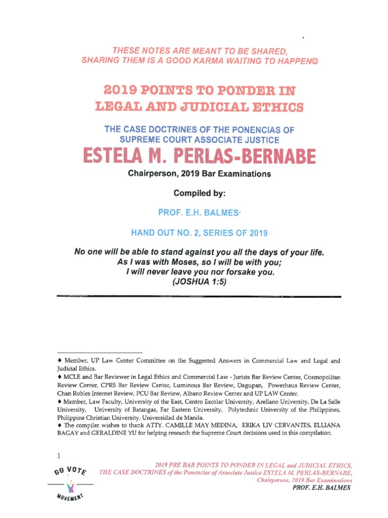Legal and Judicial Ethics Atty. Balmes | PDF