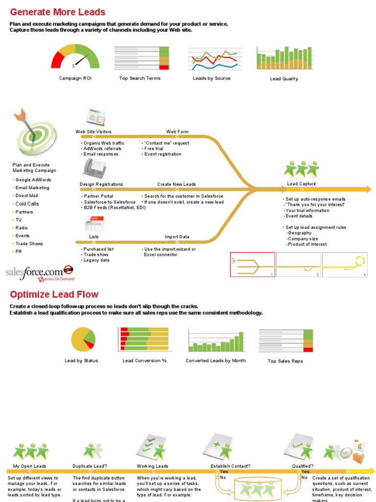 Lead Management Process Maps | Salesforce.Com | Sales