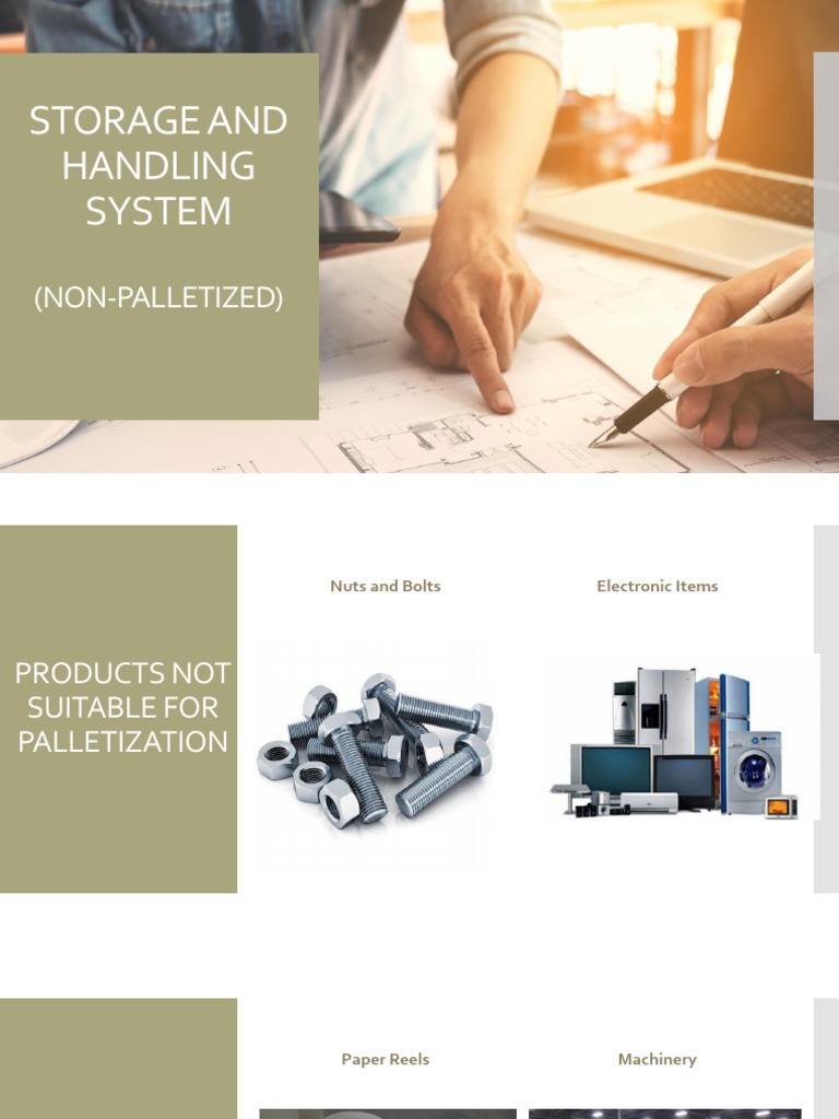 Topic 7 Storage and Handling System Non Palletized | PDF | Crane ...