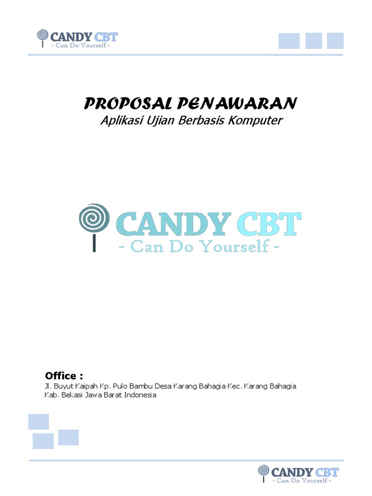 Proposal Candy CBT | PDF