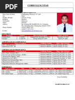 Contoh CV Pelaut. | PDF | Shipping | Water Transport