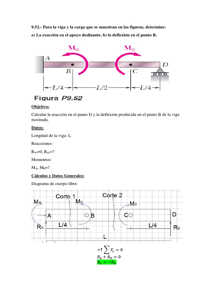 Ejercicio de Resistencia de Materiales 2 | PDF | Elasticidad (Física) | Resistencia de materiales