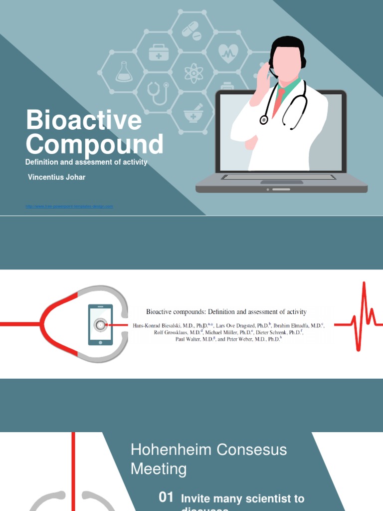 Bioactive Compound: Definition and Assesment of Activity Vincentius ...
