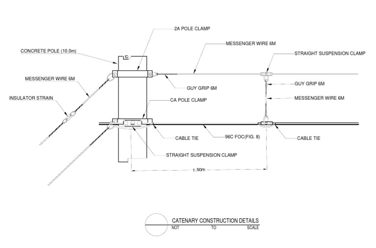 Osp Catenary Plan Details | PDF | Infrastructure | Electrical Engineering