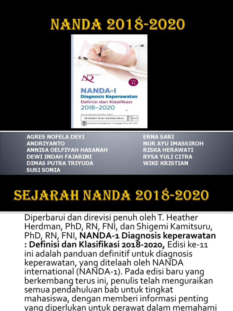 Panduan NANDA-1 Diagnosis Keperawatan | PDF