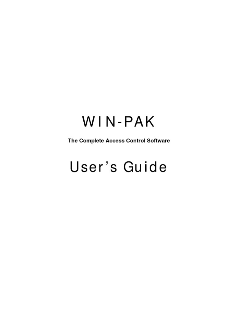WINPAK46UserGuide PDF | PDF | License | Source Code