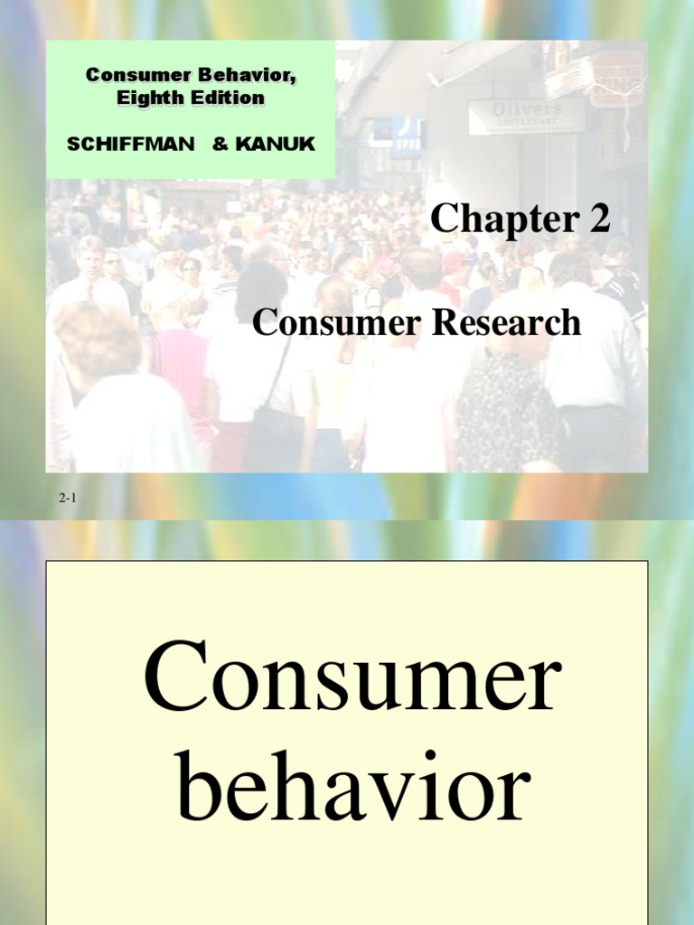 Consumer Behavior Schiffman Chapter 2 | PDF | Consumer Behaviour | Behavior