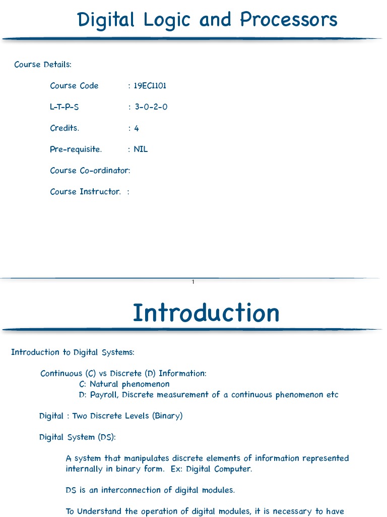 Course Details: Course Code: 19EC1101 L-T-P-S: 3-0-2-0 Credits.: 4 Pre ...