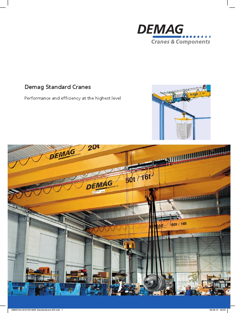 Demag Overhead Crane | PDF | Crane (Machine) | Reliability Engineering